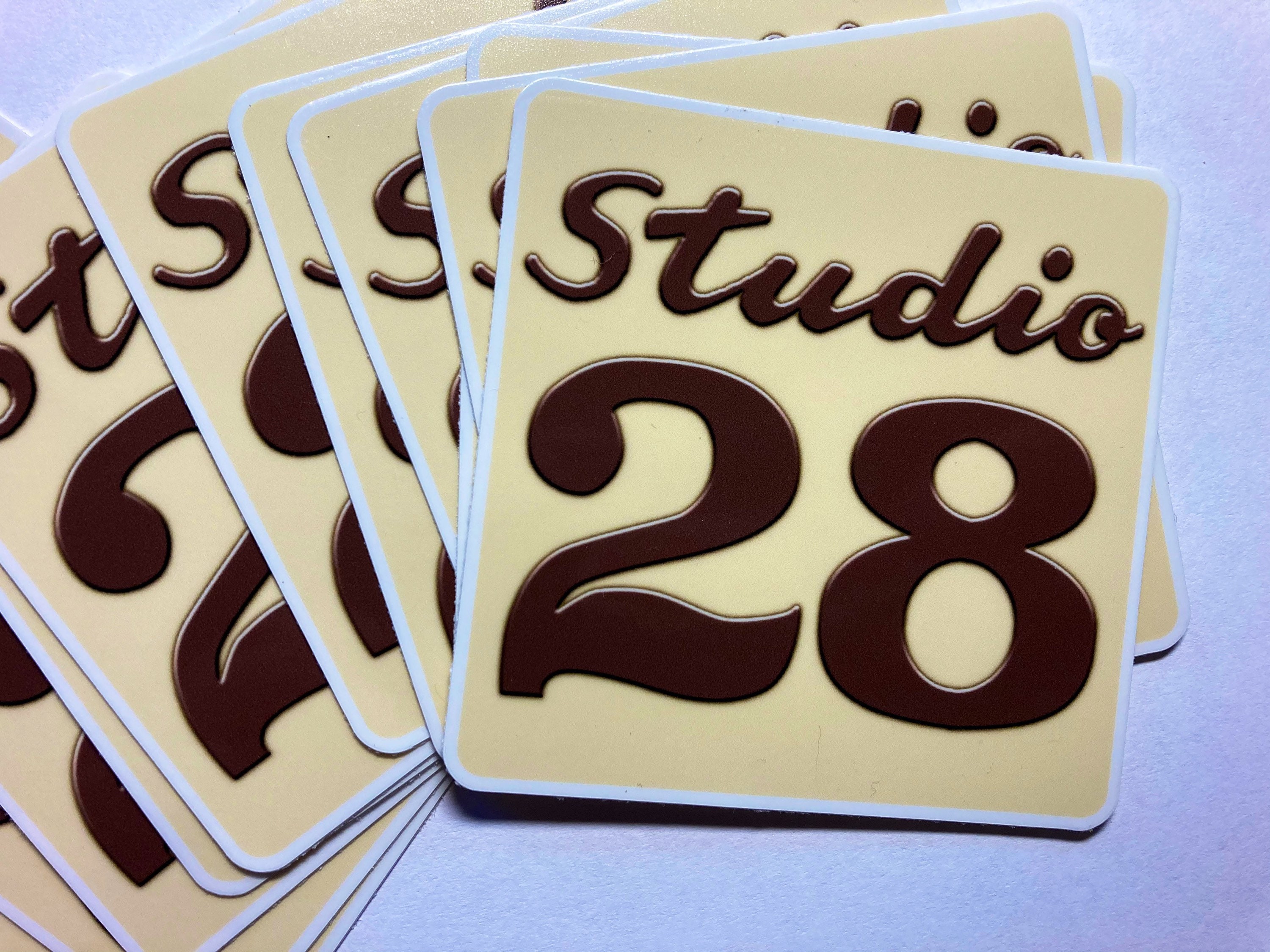 Studio 28 Vinyl Sticker - Etsy