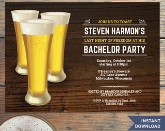 Pub crawl invitation | Etsy