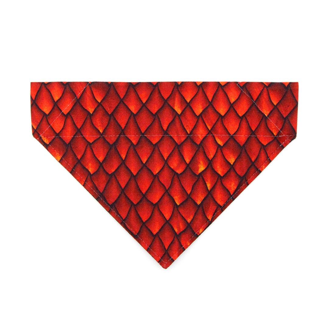 Dragon Cat Bandana - "dragon Scales - Red" - Fantasy Bandana for Cat ...