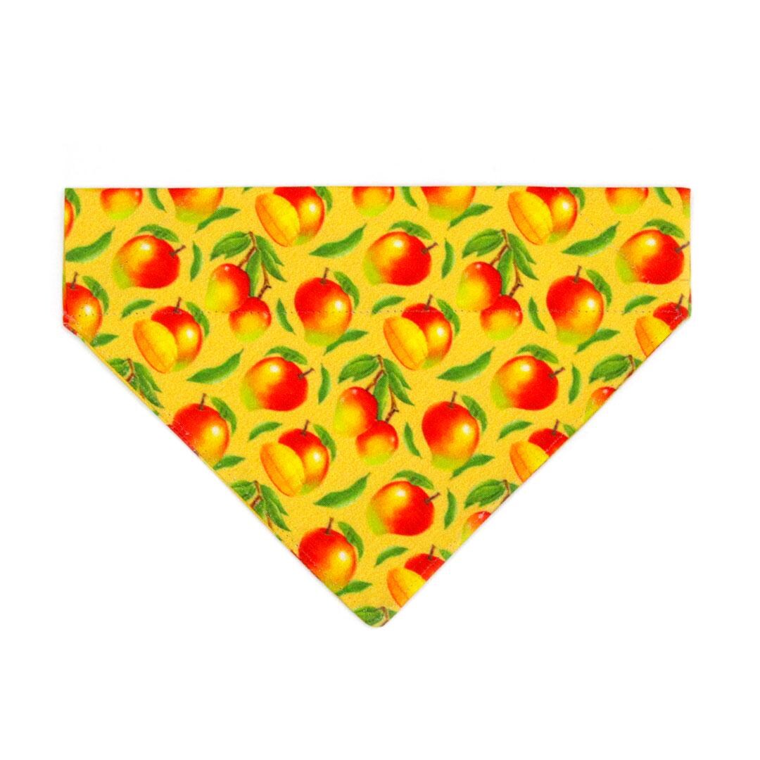 Mango Cat Bandana - "mango Tango" - Yellow Mangoes Fruit Bandana for ...