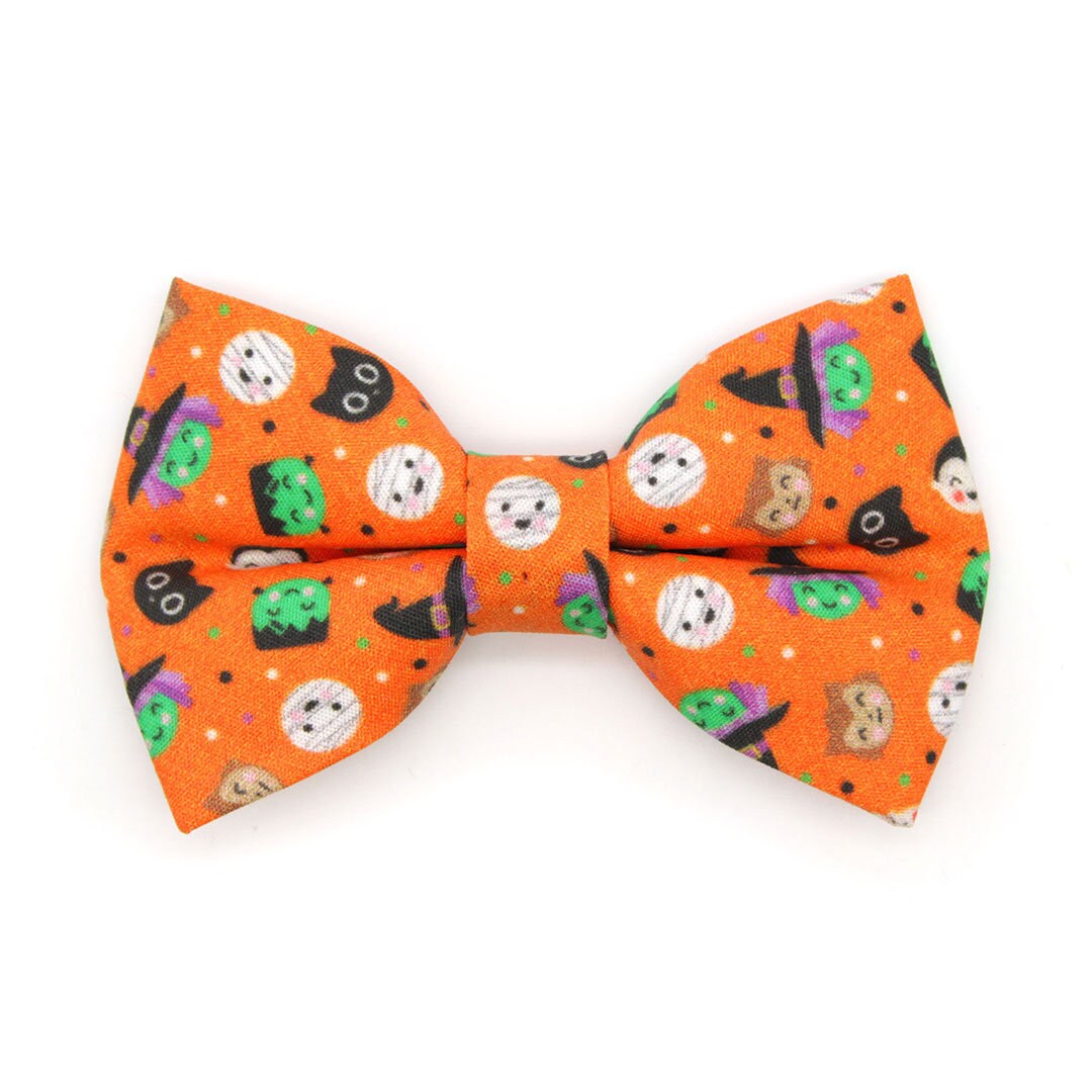 Cat Bow Tie monster Party Halloween Orange Bow Tie for Cat Collar ...