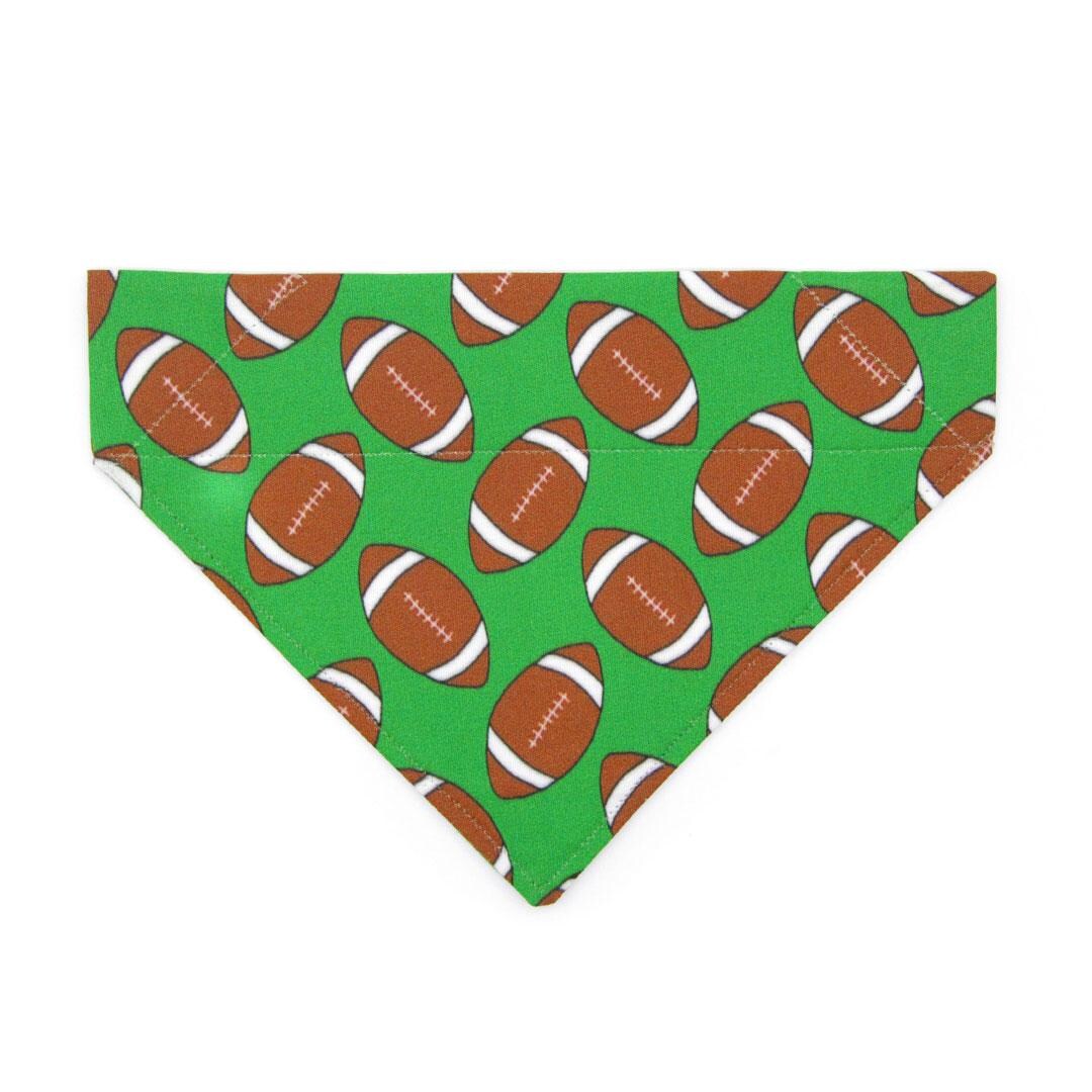 Football Cat Bandana - "football" - Sports Green Bandana for Cat ...