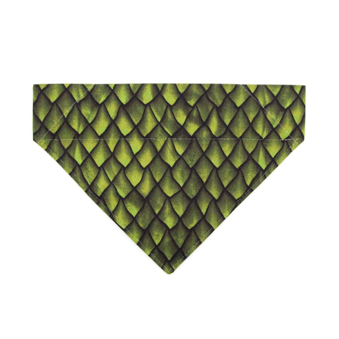 Dragon Cat Bandana - "dragon Scales - Green" - Fantasy Bandana for Cat ...