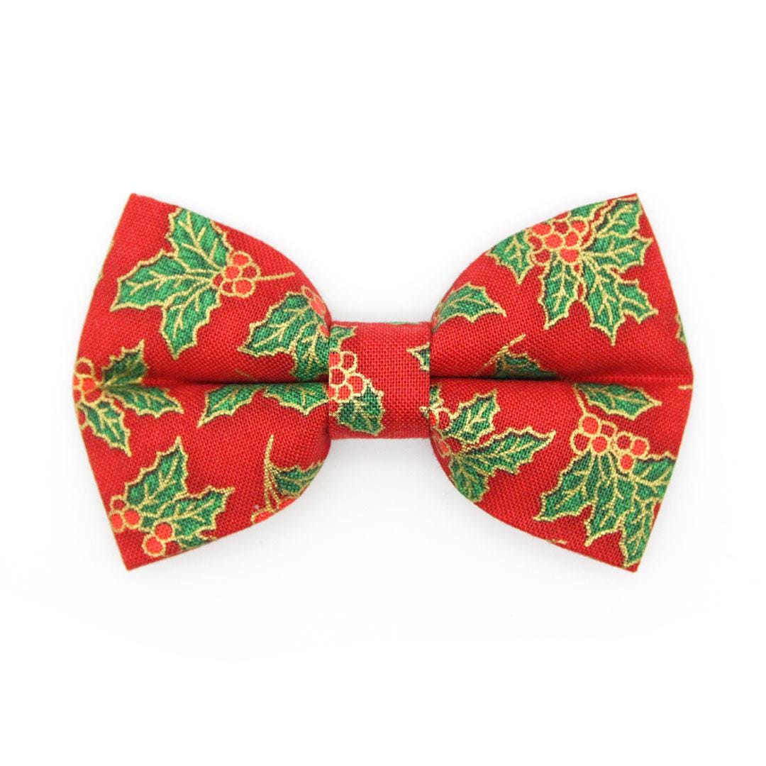 Holiday Cat Bow Tie - 