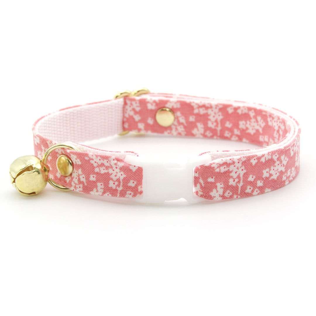 Cat Collar - "sakura" - Cherry Blossom Pink Cat Collar / Breakaway or ...