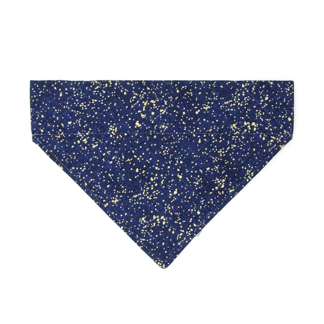 Blue Cat Bandana - "starry Night" - Blue & Gold Bandana for Cat + Small ...