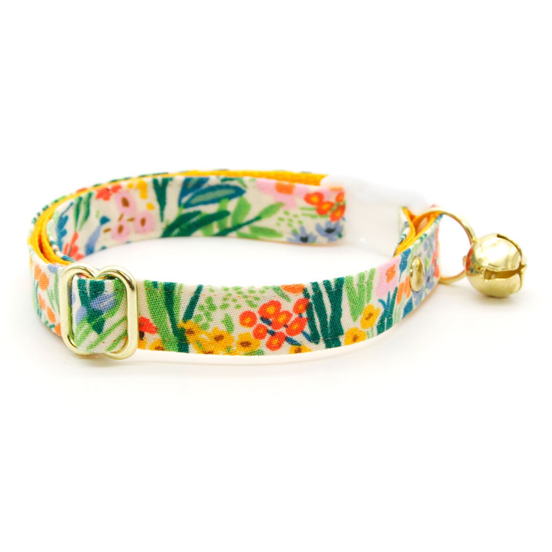 Bow Tie Cat Collar Set - "fantasia - Day" - Rifle Paper Co® Yellow ...