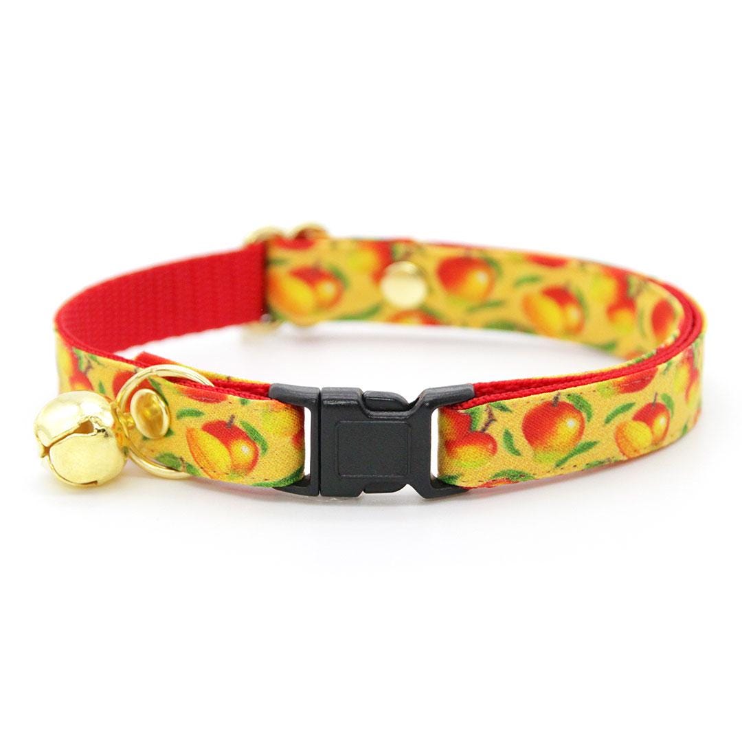 Mango Cat Collar - "mango Tango" - Yellow Mangoes Cat Collar Breakaway ...
