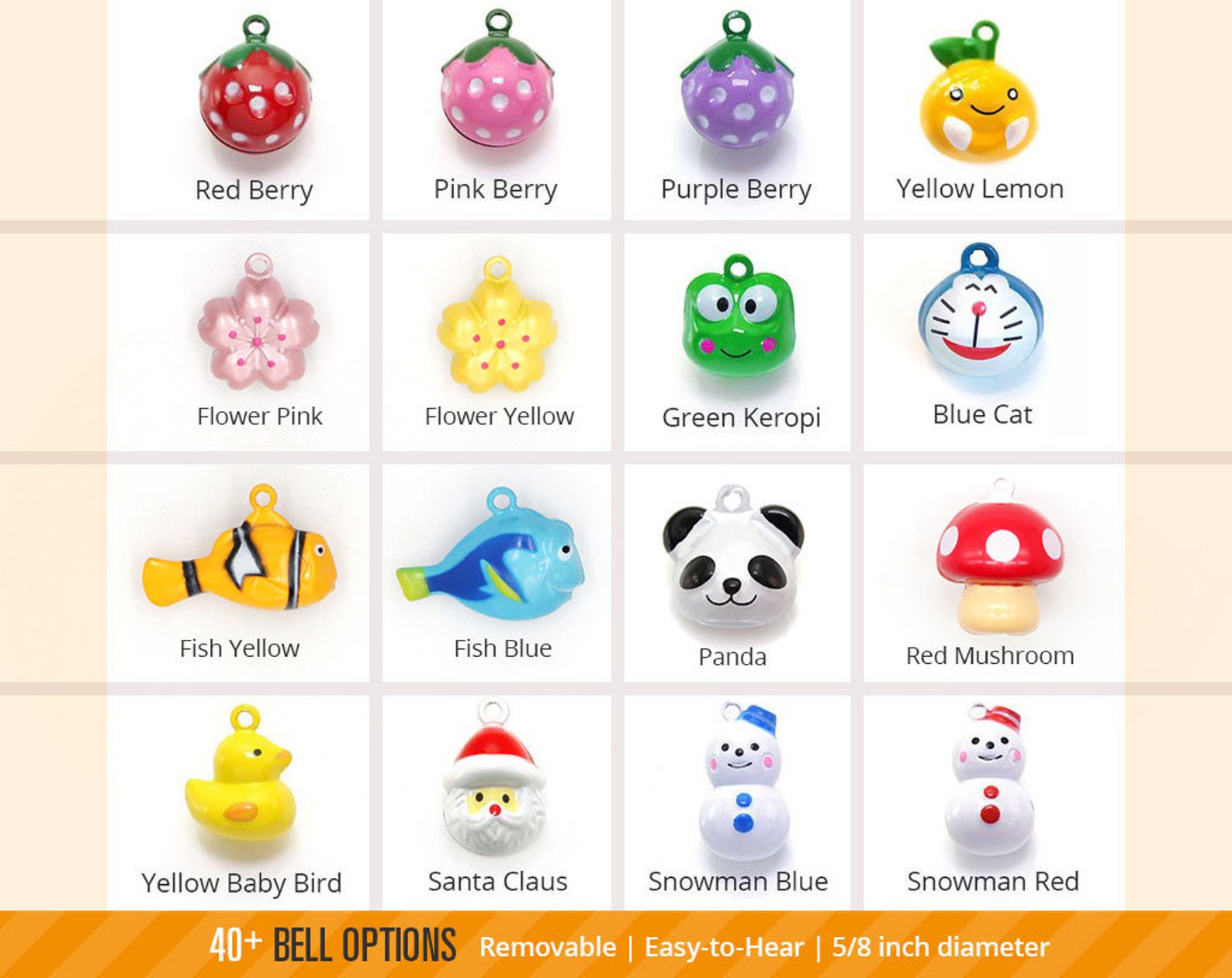 Cat Bell SPECIALTY Pet Collar Bells / Cat Collar Bell / - Etsy