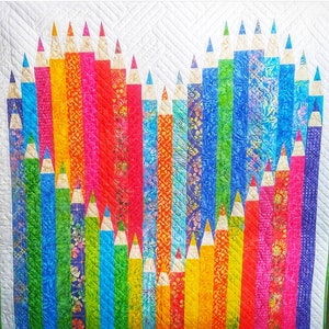 Color Outside the Lines Quilt Pattern by Kelli Fannin Quilt - Etsy