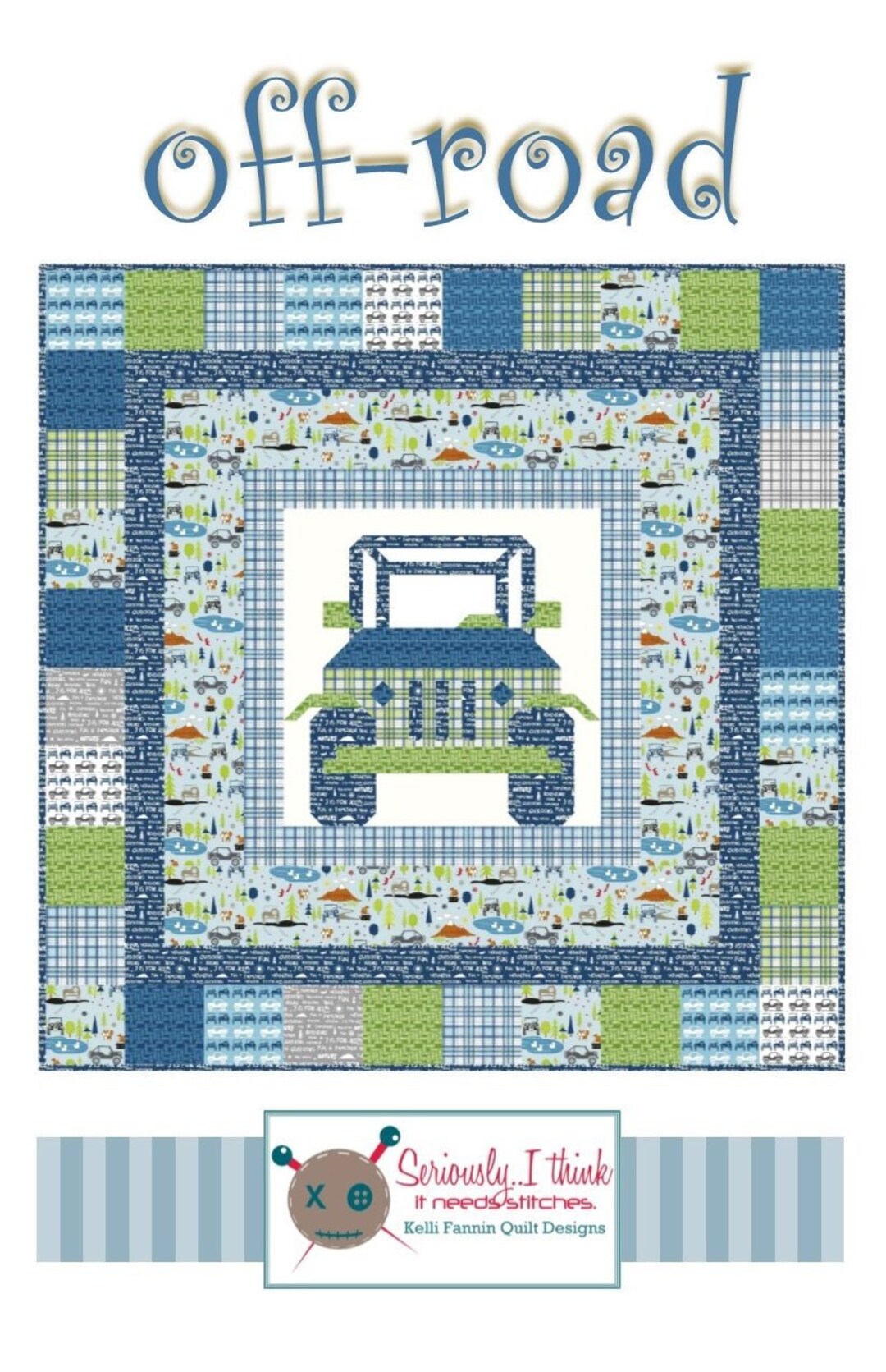 Off-road Quilt Pattern - Etsy