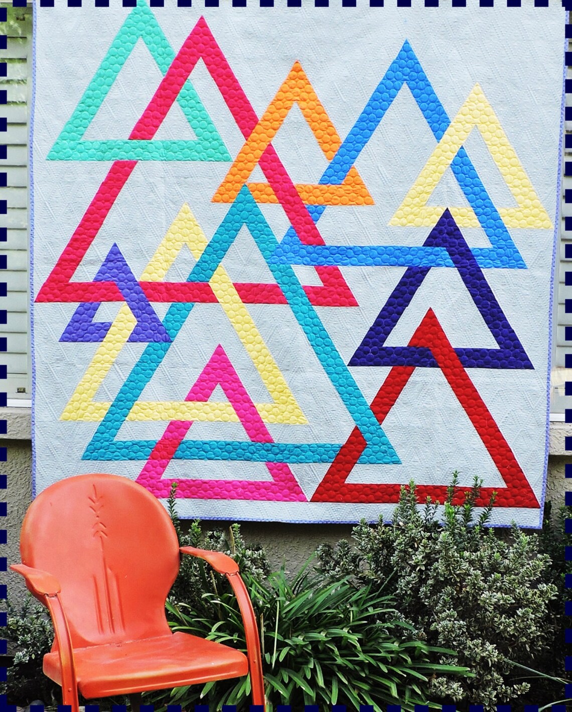 Wife of Pi Quilt Interlocking Triangles Quilt Pattern - Etsy