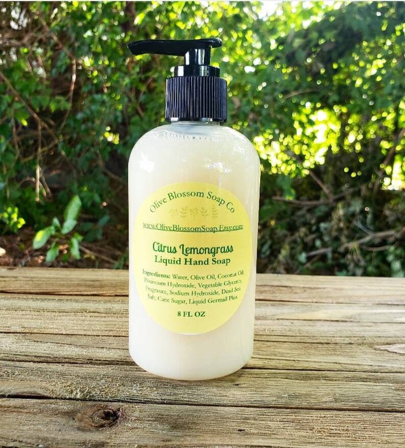 Liquid Hand Soap With Dead Sea Salt Natural Moisturizing - Etsy