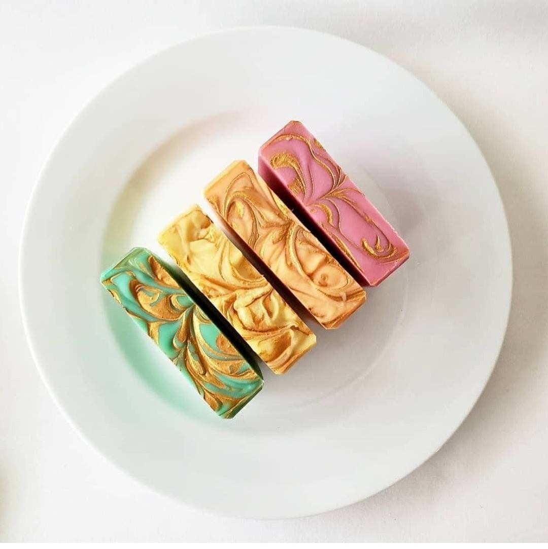 Four Bars of Soap Gift Set, Handmade Cold Process Hand and Body Bars - Etsy