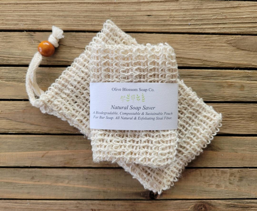 Soap Saver Bag | Sisal Soap Pouch | Exfoliating Soap Bag | Plastic Free ...