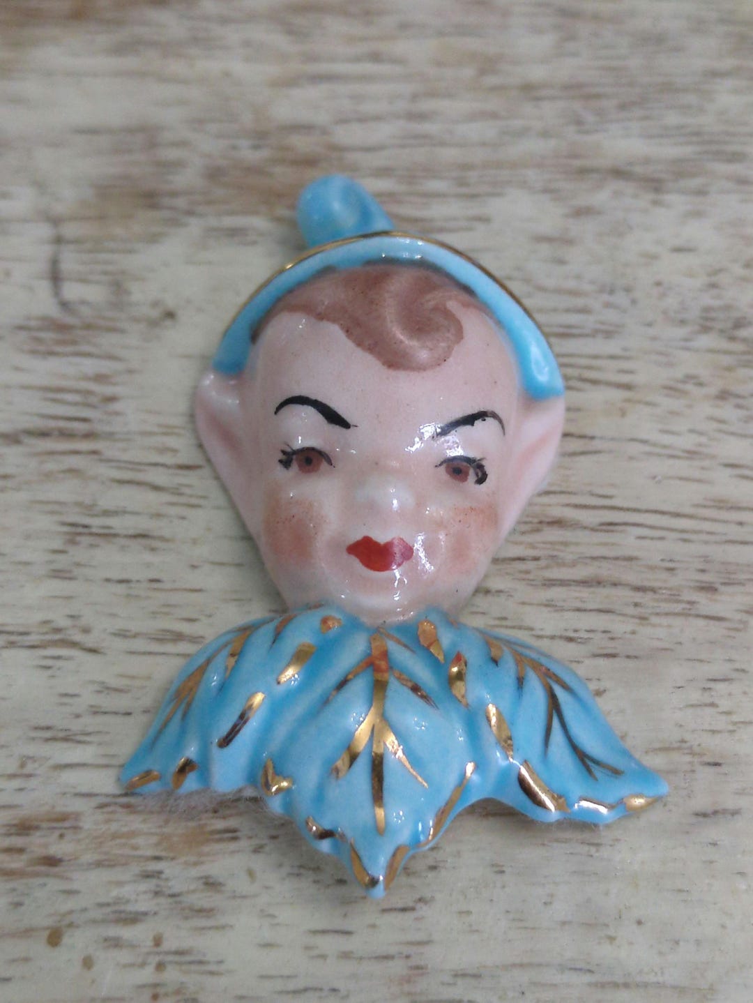 Vintage Cute Elf Face - Etsy