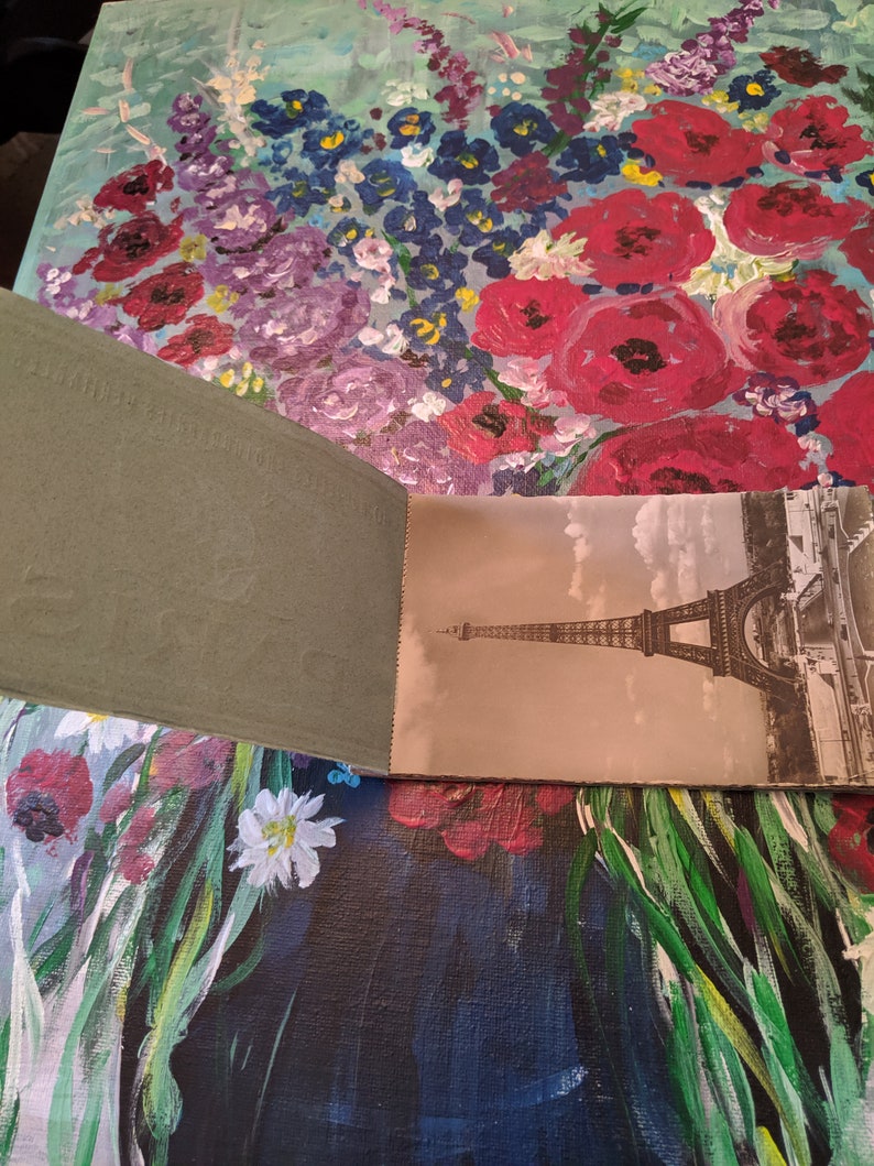 Vintage Paris Postcards Booklet - Etsy Vintage Paris Postcards Booklet - Etsy