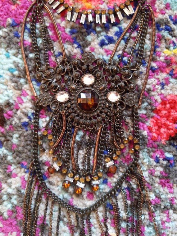 Steampunk necklace - Gem