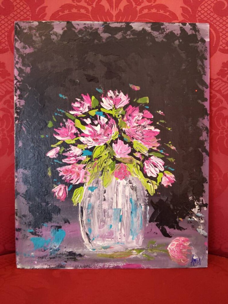 Always Bring Me Roses Painting - Etsy