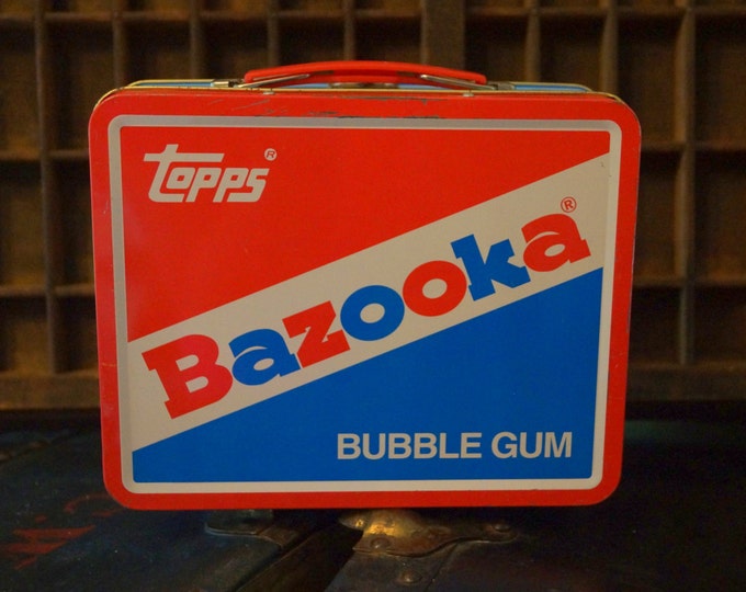 Vintage Bazooka Lunch Box - Etsy