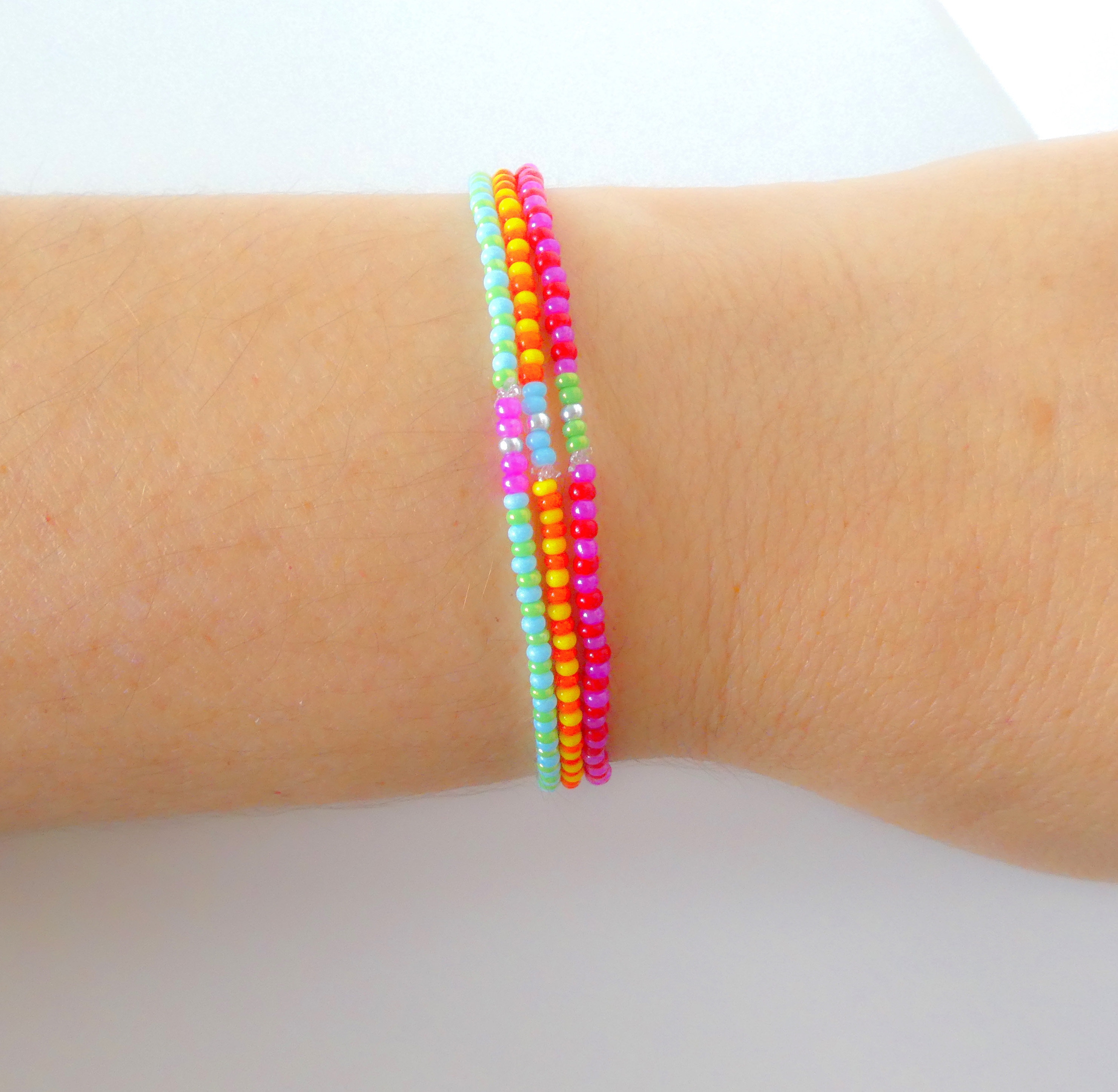 Bracelets for Women Beaded Bracelets Multicolor Bracelet - Etsy