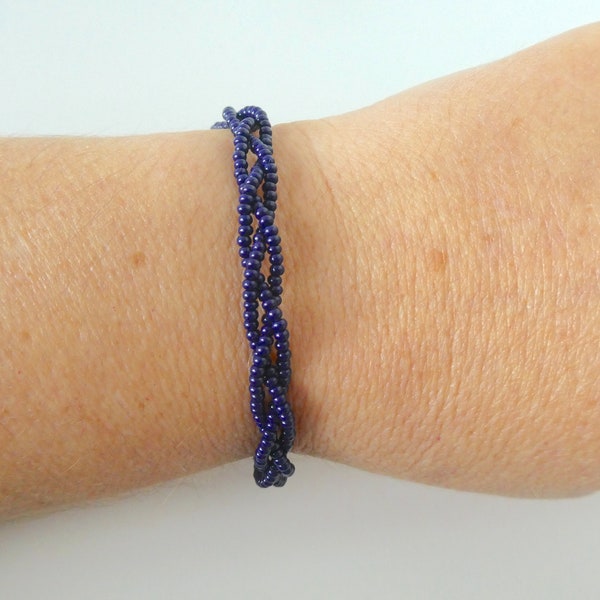 Navy Bracelet - Etsy