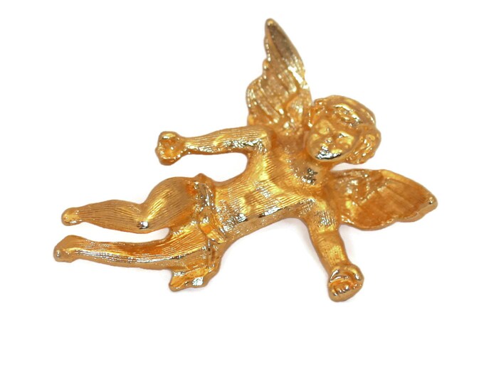 Vintage Angel Cherub Cupid Pin Marked Ballou Reg'd - Etsy