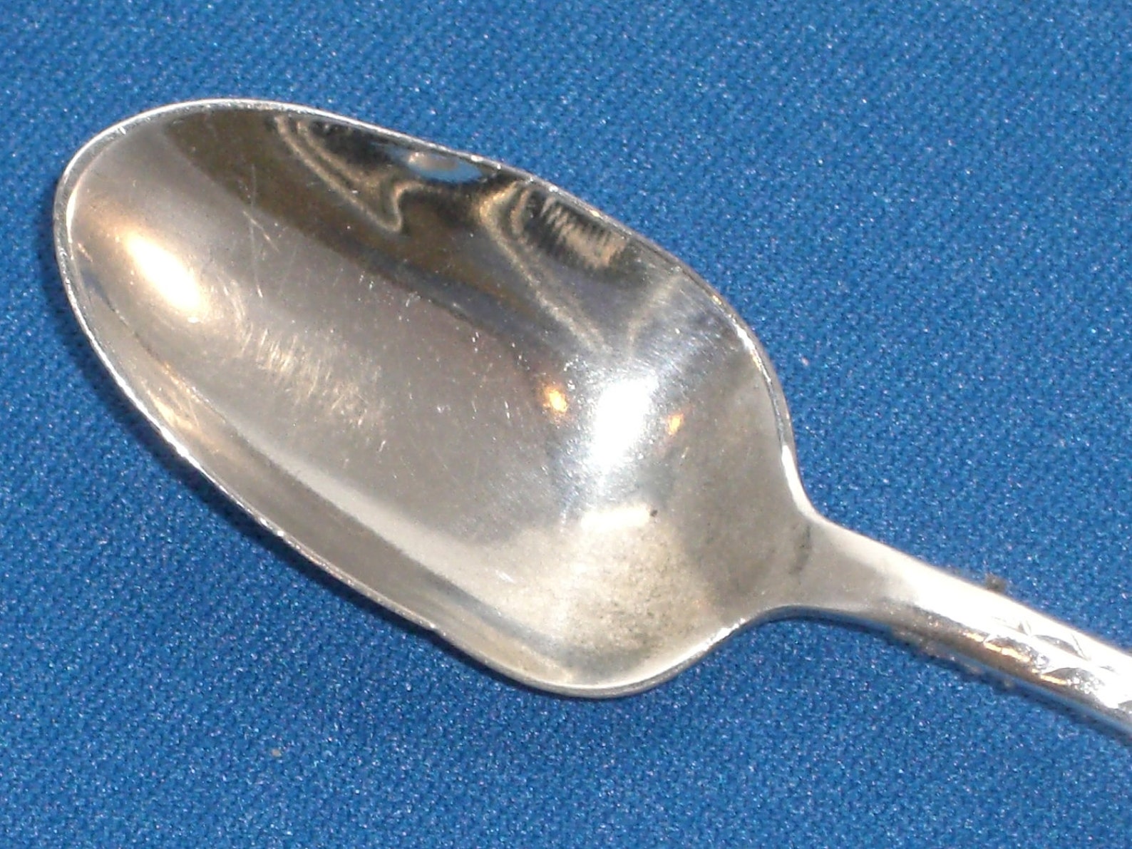 Demitasse Spoons Set of 6 Espresso Spoons in Brite Cut Sterling Silver ...