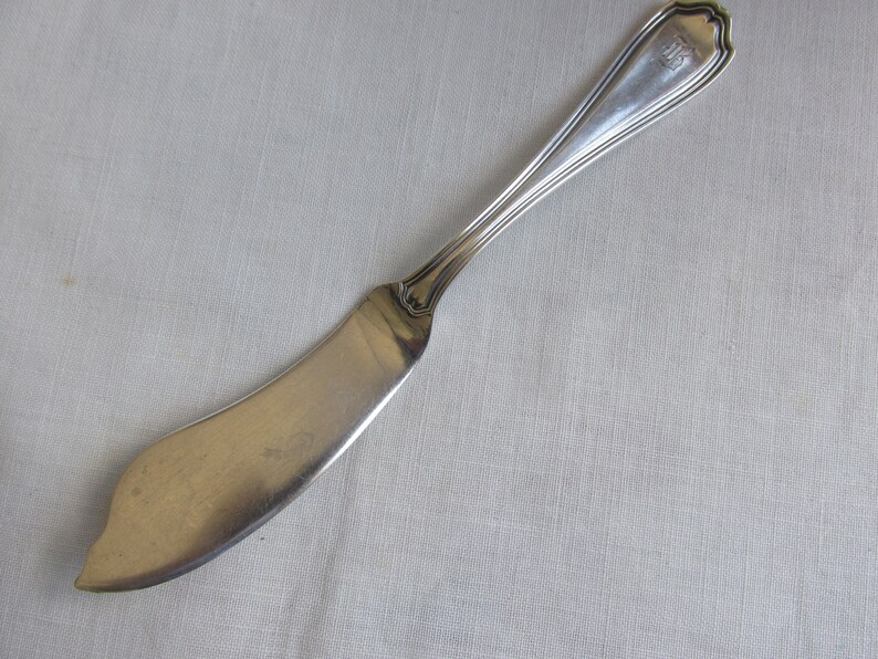 Butter Knife Sterling Silver Master Butter Knife hepplewhite-plain With ...
