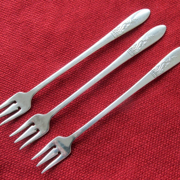 Silver Cocktail Fork - Etsy