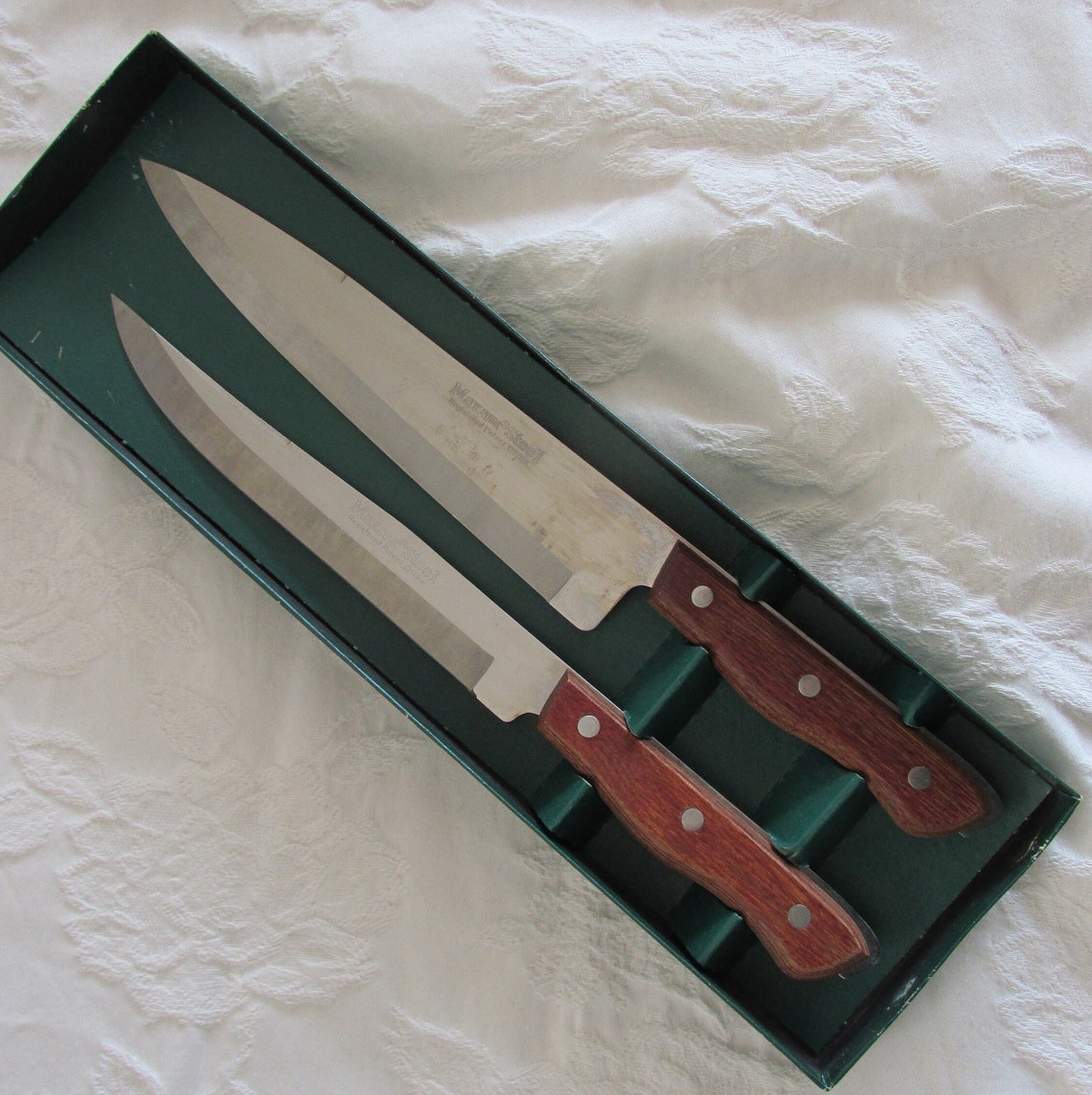 Knives Set of 2 Maxam Steel Japan in Box Free Shipping - Etsy