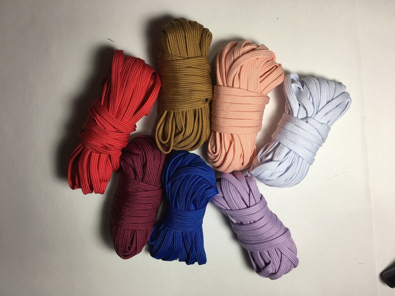 Corset Lace Lacing Cord Flat 8 Meters Length White Red - Etsy