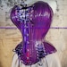 New MCC-30S Iridescent Purple PVC Overbust Tightlacing Corset Mystic ...