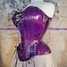 New MCC-30S Iridescent Purple PVC Overbust Tightlacing Corset Mystic ...