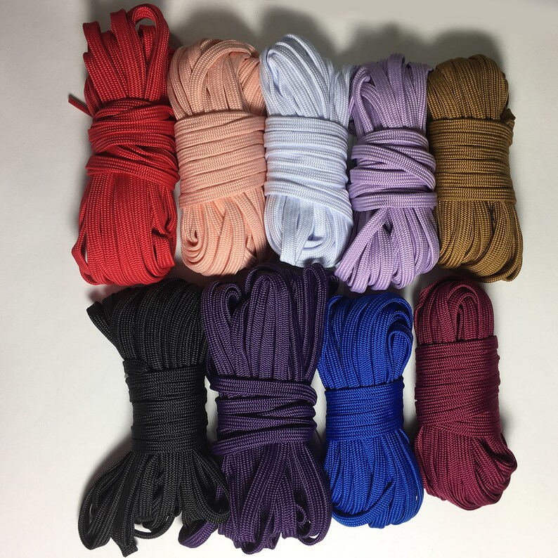 Corset Lace Lacing Cord Flat 8 Meters Length White Red - Etsy