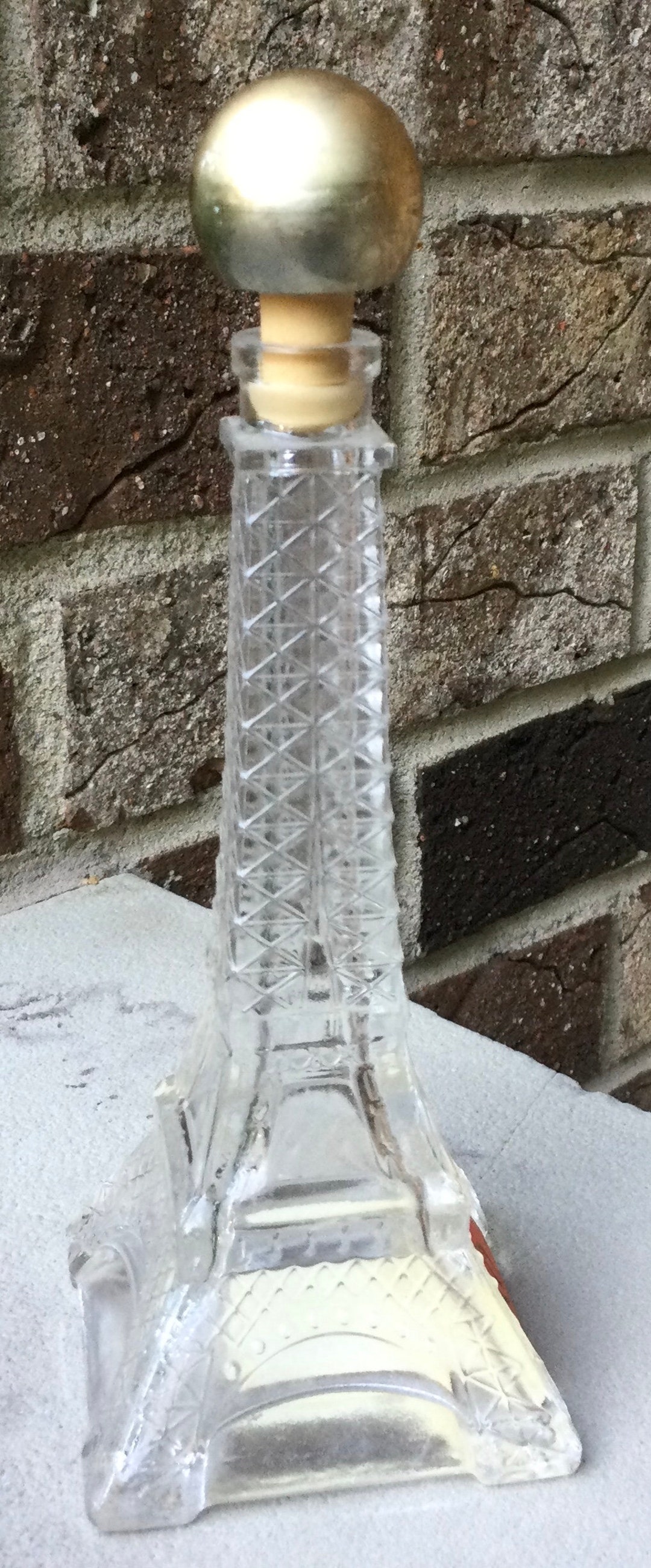 Eiffel Tower Souvenir Brandy Bottle - Etsy
