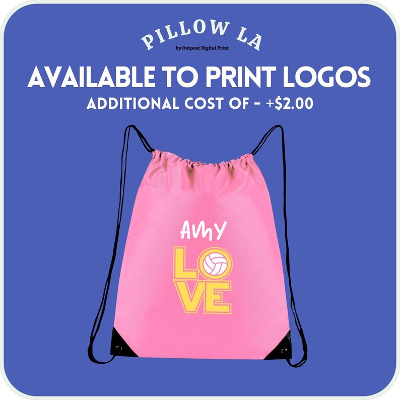 Personalized Nylon Drawstring Bag – Custom Design, Los Angeles Pickup ...