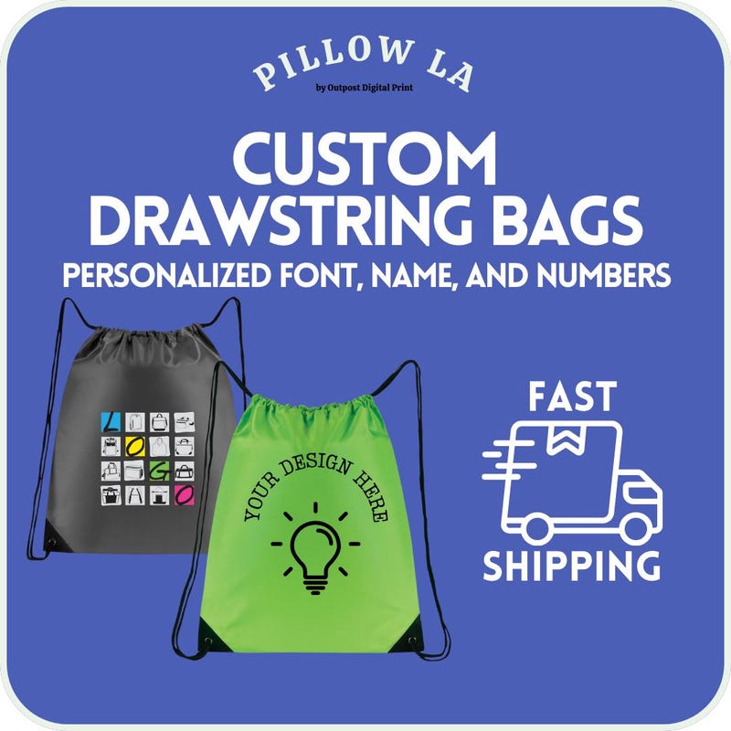 Team Drawstring Backpack - Etsy