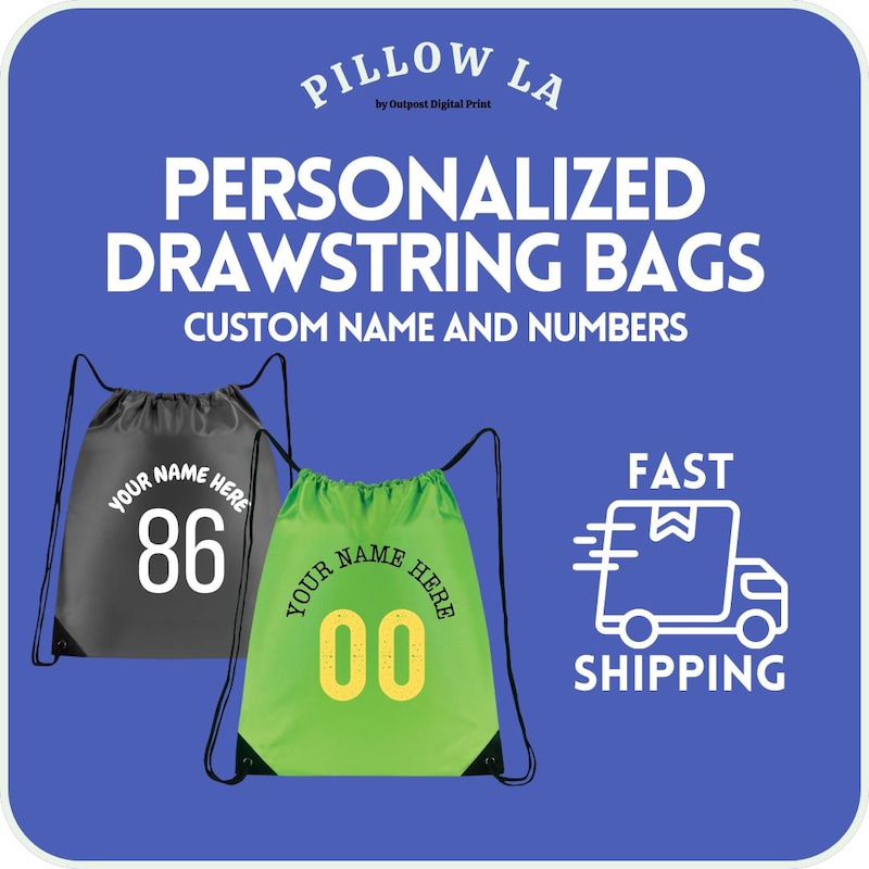 Drawstring Nylon Bag Logo - Etsy