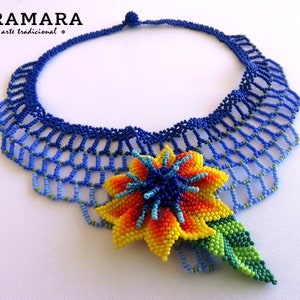 Huichol Jewelry Set, Mexican Necklace, Boho, Huichol Necklace, Huichol Jewelry, Native American ...