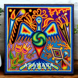 12 Huichol Painting, Huichol Art, Native Art, Mexican Art, Mexican Wall ...