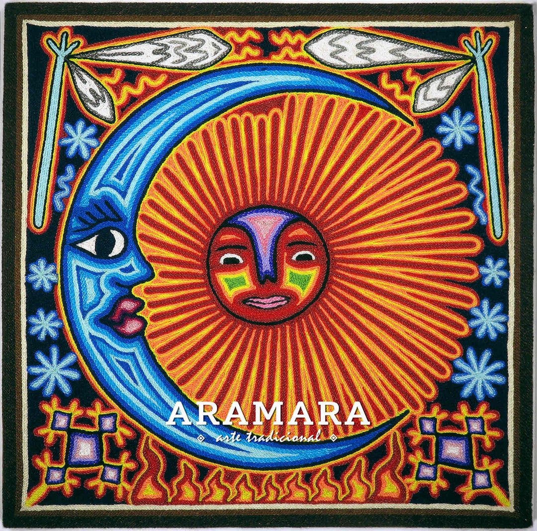 12 Huichol Painting Native Art Huichol Art Mexican - Etsy