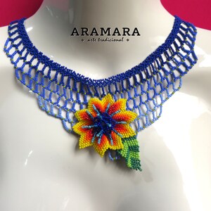 Huichol Jewelry Set, Mexican Necklace, Boho, Huichol Necklace, Huichol Jewelry, Native American ...