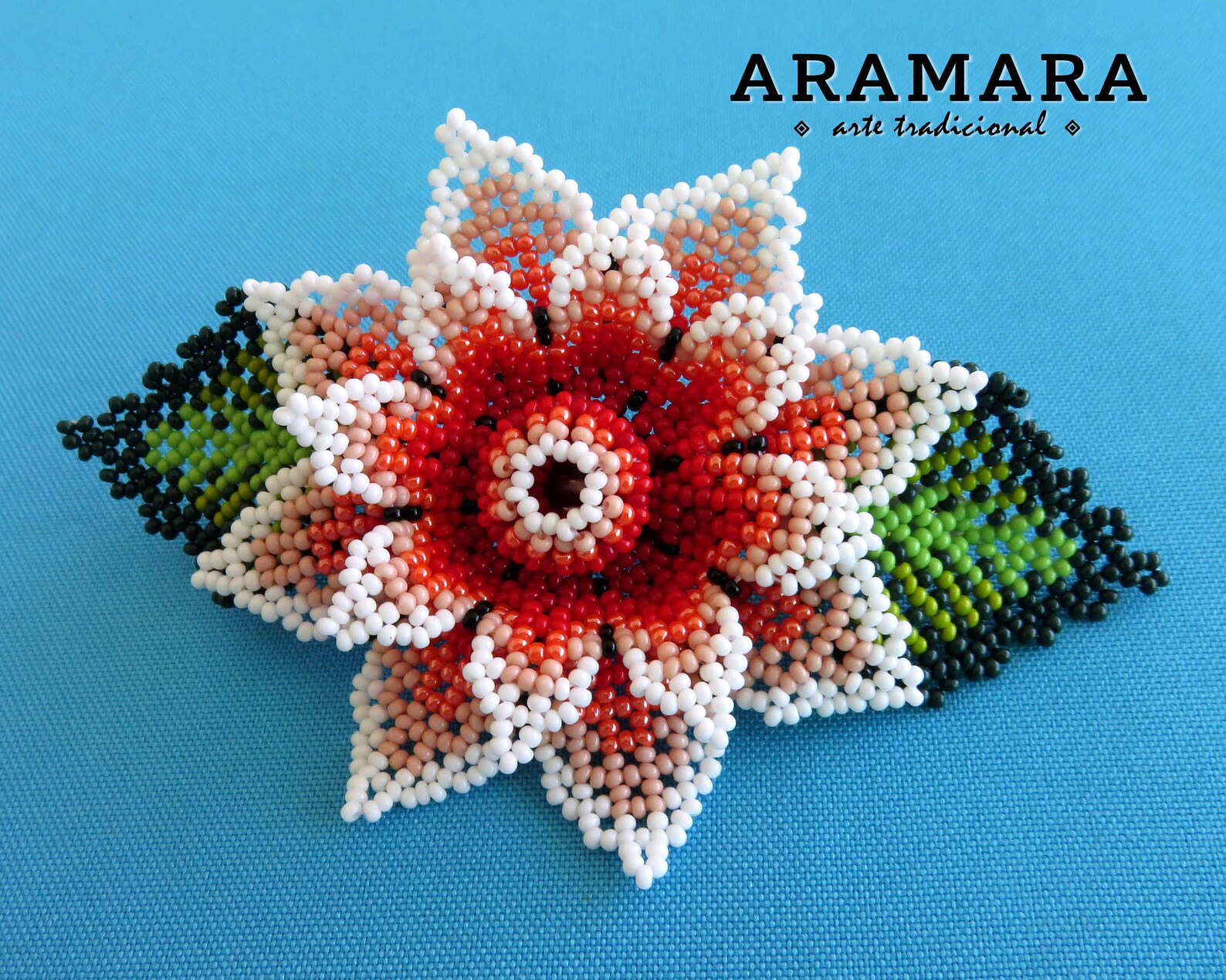 Mexican Art Mexican Jewelry Huichol Art Beaded Barrette - Etsy