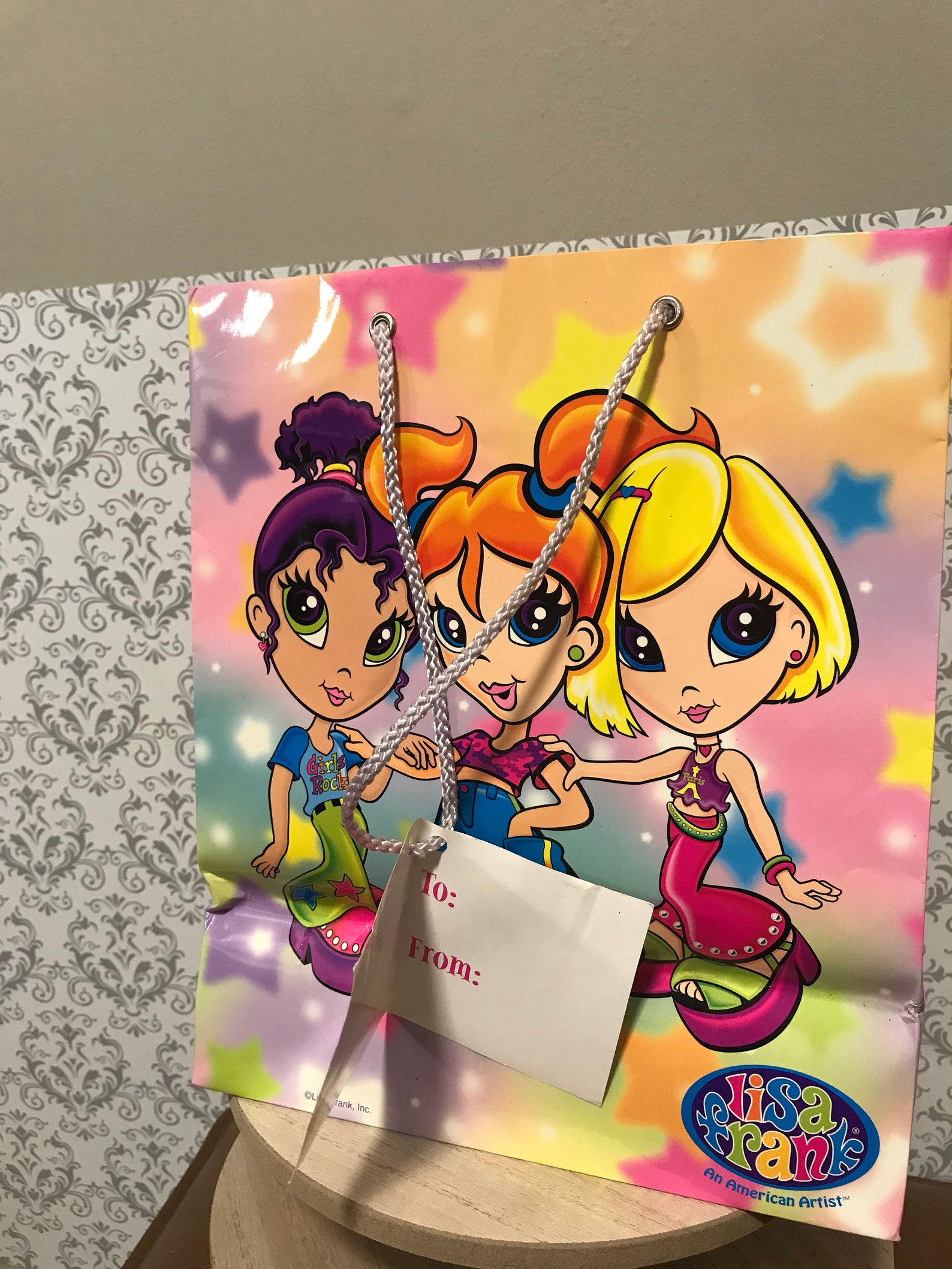 Vintage Lisa Frank Fab Friends Gift Bag - Etsy