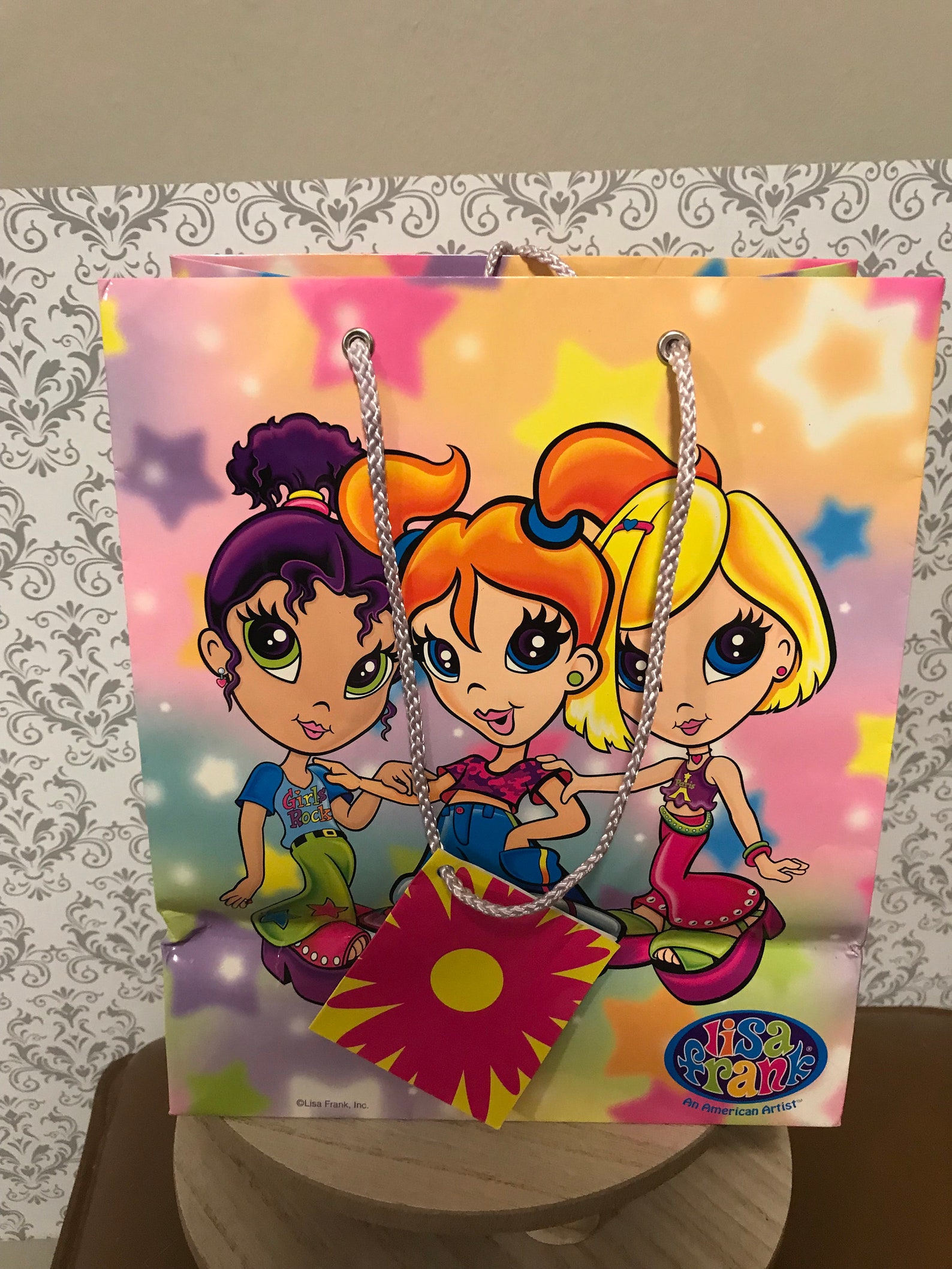 Vintage Lisa Frank Fab Friends Gift Bag - Etsy
