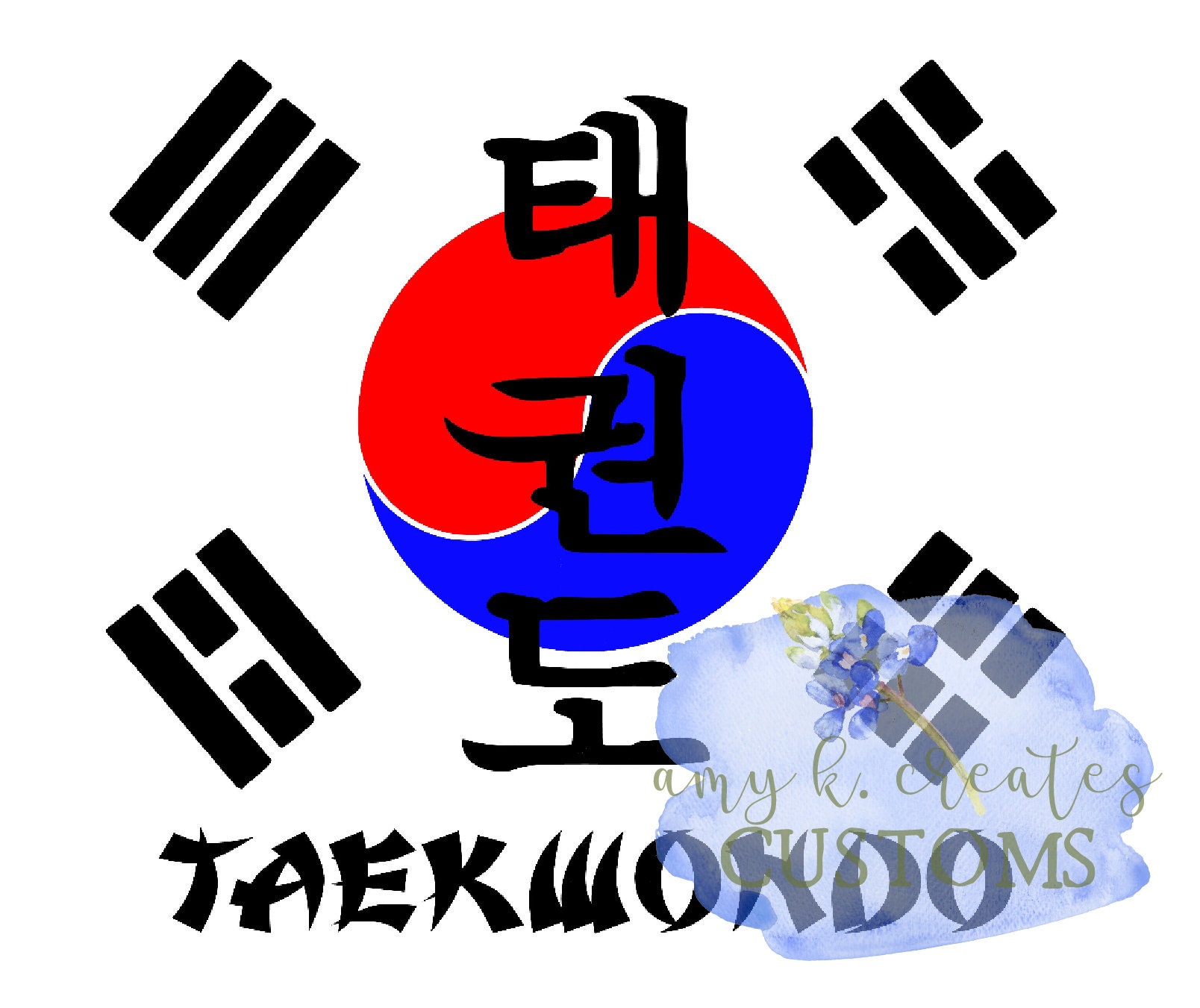 Taekwondo Flag