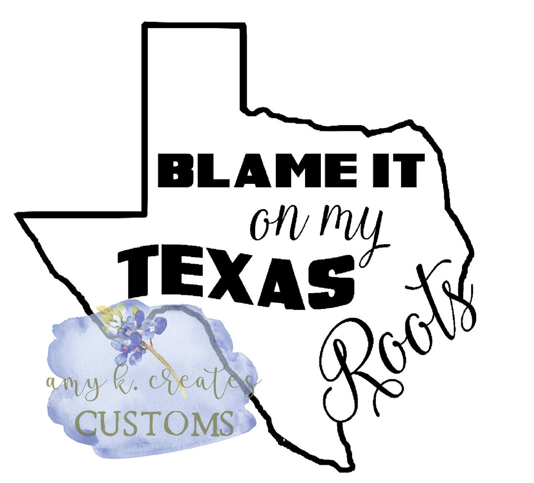 Texas Roots Svg Png Jpg Files for Cricut, Silhouette, and Other ...