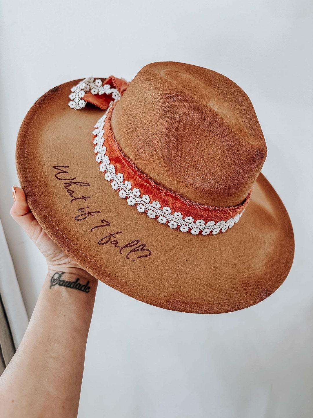 Inspiring Burnt Rancher Hat Western Hats for Women Custom Cowboy Hat Wide Brim, Gift for Women ...