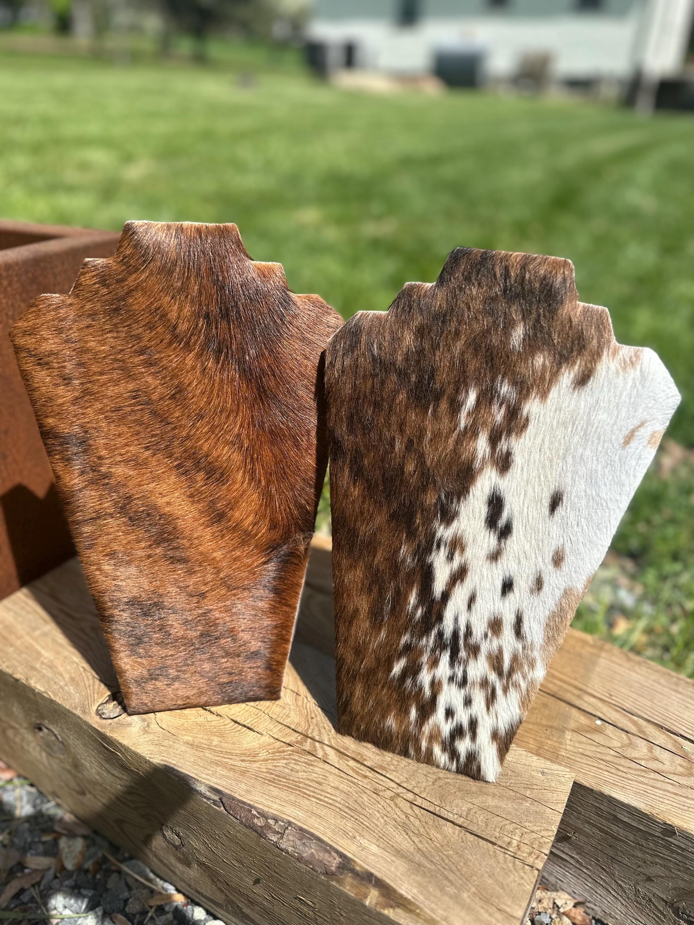 Cowhide Necklace Jewelry Stand: Western Rodeo Cowgirl Organizer - Etsy